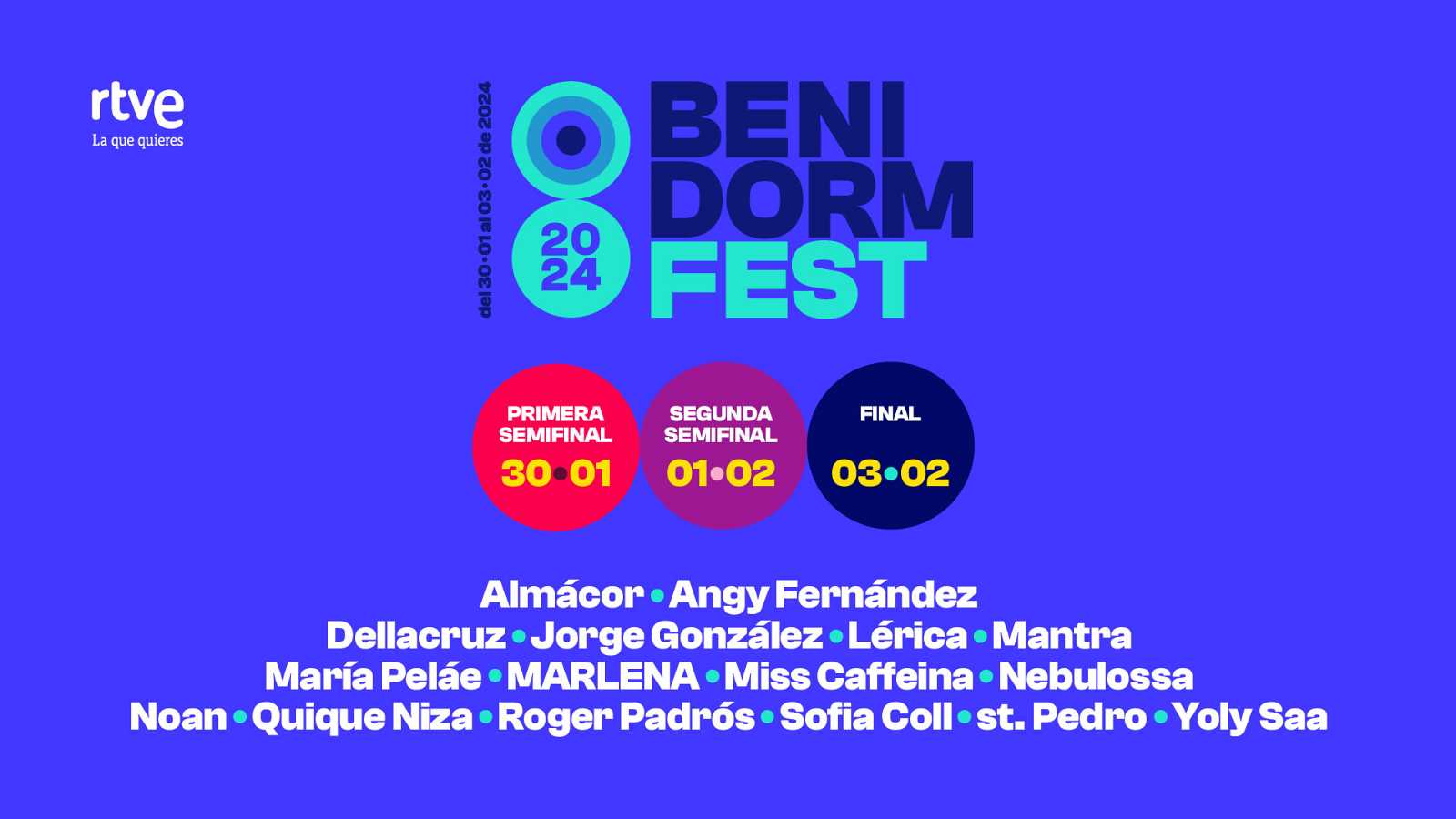 Espagne 2024 : programme du Benidorm Fest ! | L'Eurovision au Quotidien